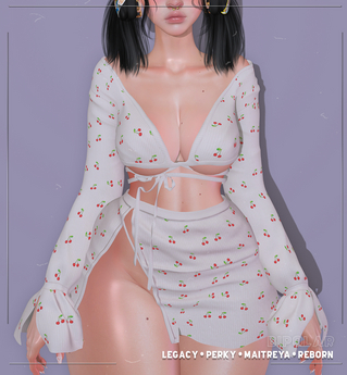 Second Life Marketplace - Bipolar - Eva Set - White Cherry